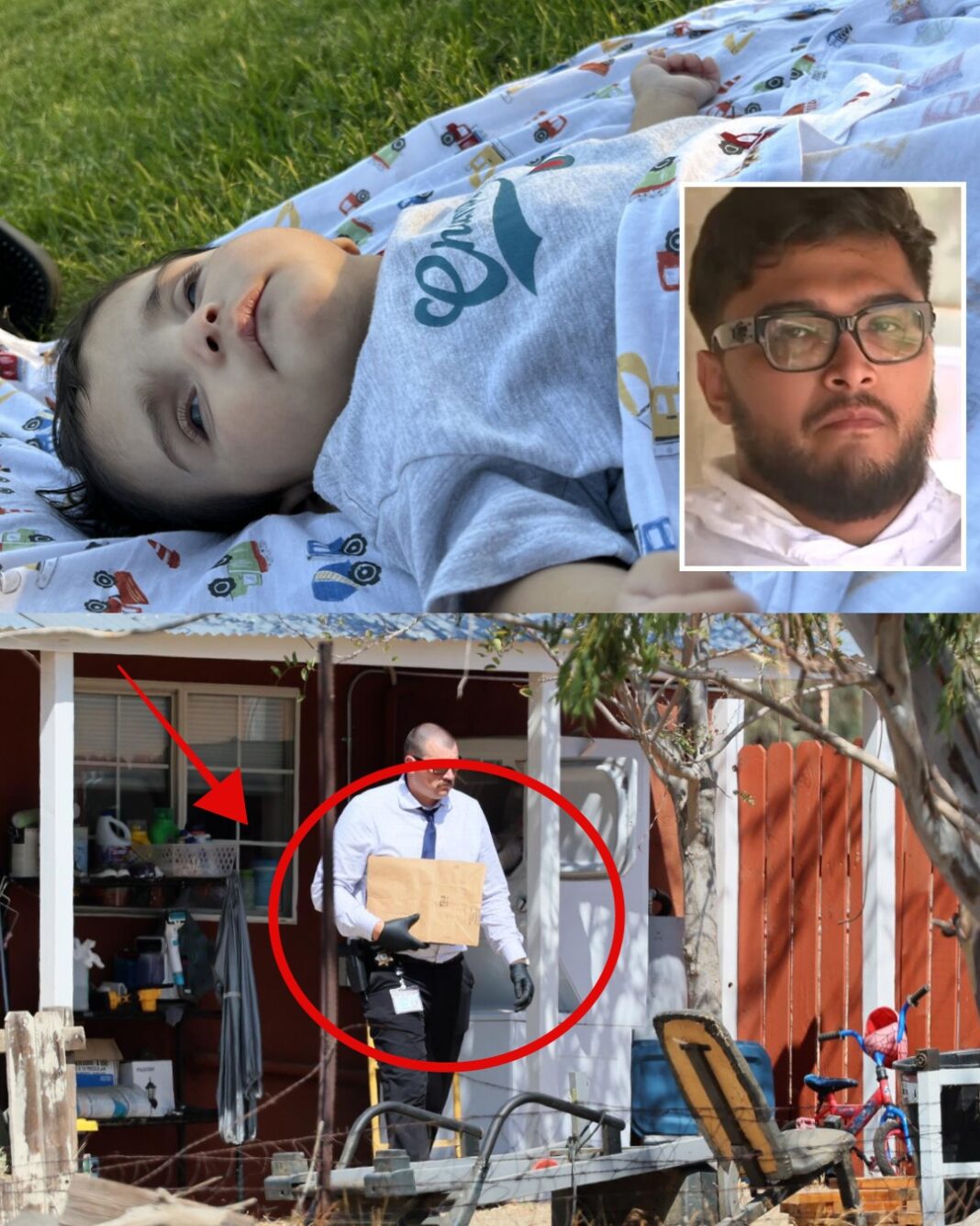 20 police officers are SEARCHING the house of little Emmanuel Haro ...